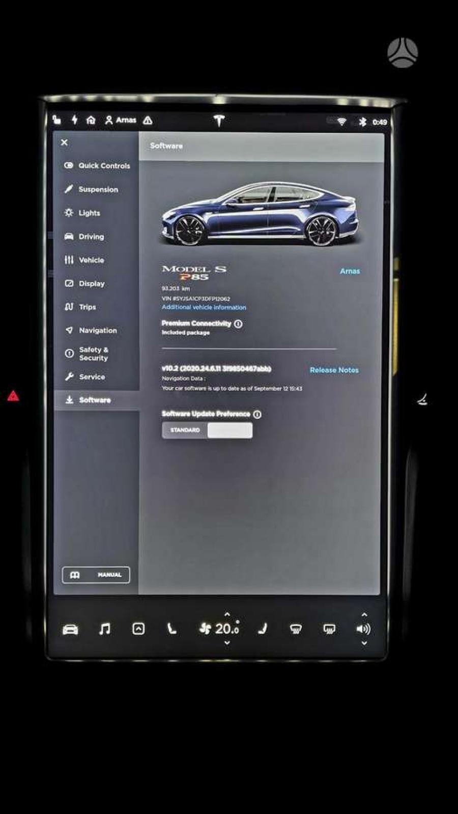 Zils Tesla Model S 2014 Kauņa, ar dzinēja tilpumu 0.00 L un nobraukumu 92 tūkst. km par 15500 €, foto 24 vietnē AUTOMOTO.COM.LV