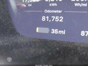 Blue Tesla Model S 2017 in Klaipeda, with an engine capacity of 0.00 L and mileage of 82 thousand km for 7700 €, photo 18 on AUTOMOTO.COM.LV