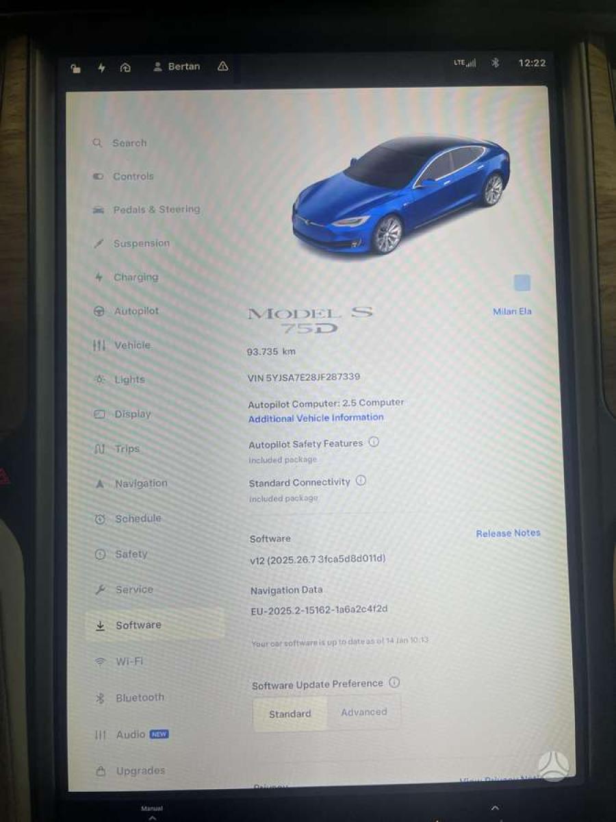 Zils Tesla Model S 2018 Alīta, ar dzinēja tilpumu 0.00 L un nobraukumu 94 tūkst. km par 13950 €, foto 16 vietnē AUTOMOTO.COM.LV