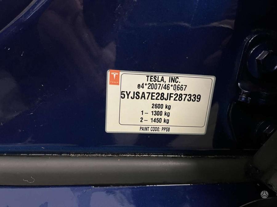 Zils Tesla Model S 2018 Alīta, ar dzinēja tilpumu 0.00 L un nobraukumu 94 tūkst. km par 13950 €, foto 26 vietnē AUTOMOTO.COM.LV
