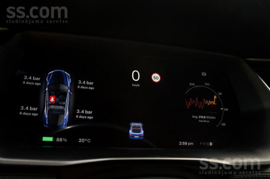 Zils Tesla Model S 2018 Jelgava, ar dzinēja tilpumu 0.00 L un nobraukumu 152 tūkst. km par 21000 €, foto 15 vietnē AUTOMOTO.COM.LV