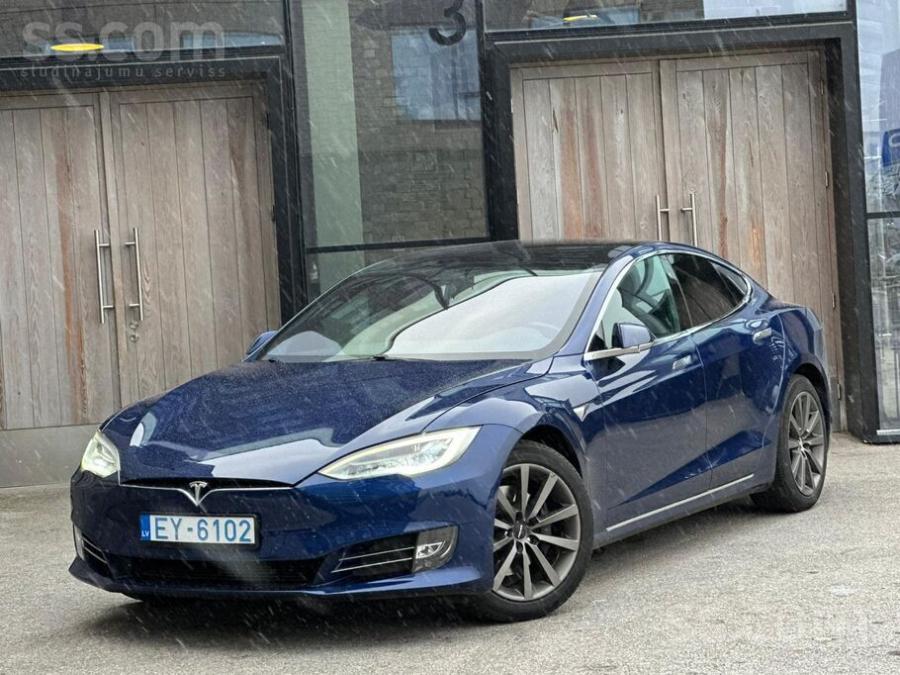 Zils Tesla Model S 2019 Rīga, ar dzinēja tilpumu 0.00 L un nobraukumu 148 tūkst. km par 22950 €, foto 1 vietnē AUTOMOTO.COM.LV