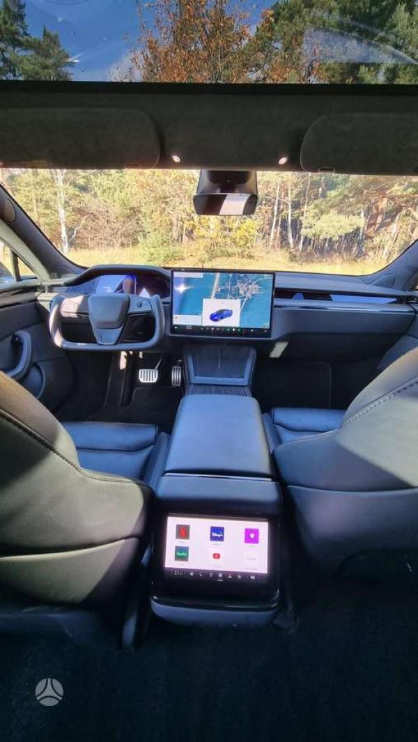 Blue Tesla Model S 2021 in Klaipeda, with an engine capacity of 0.00 L and mileage of 78 thousand km for 34999 €, photo 9 on AUTOMOTO.COM.LV