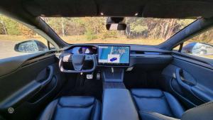 Blue Tesla Model S 2021 in Klaipeda, with an engine capacity of 0.00 L and mileage of 78 thousand km for 34999 €, photo 12 on AUTOMOTO.COM.LV