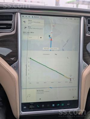 Brown Tesla Model S 2014 in Riga, with an engine capacity of 0.00 L and mileage of 177 thousand km for 15800 €, photo 15 on AUTOMOTO.COM.LV