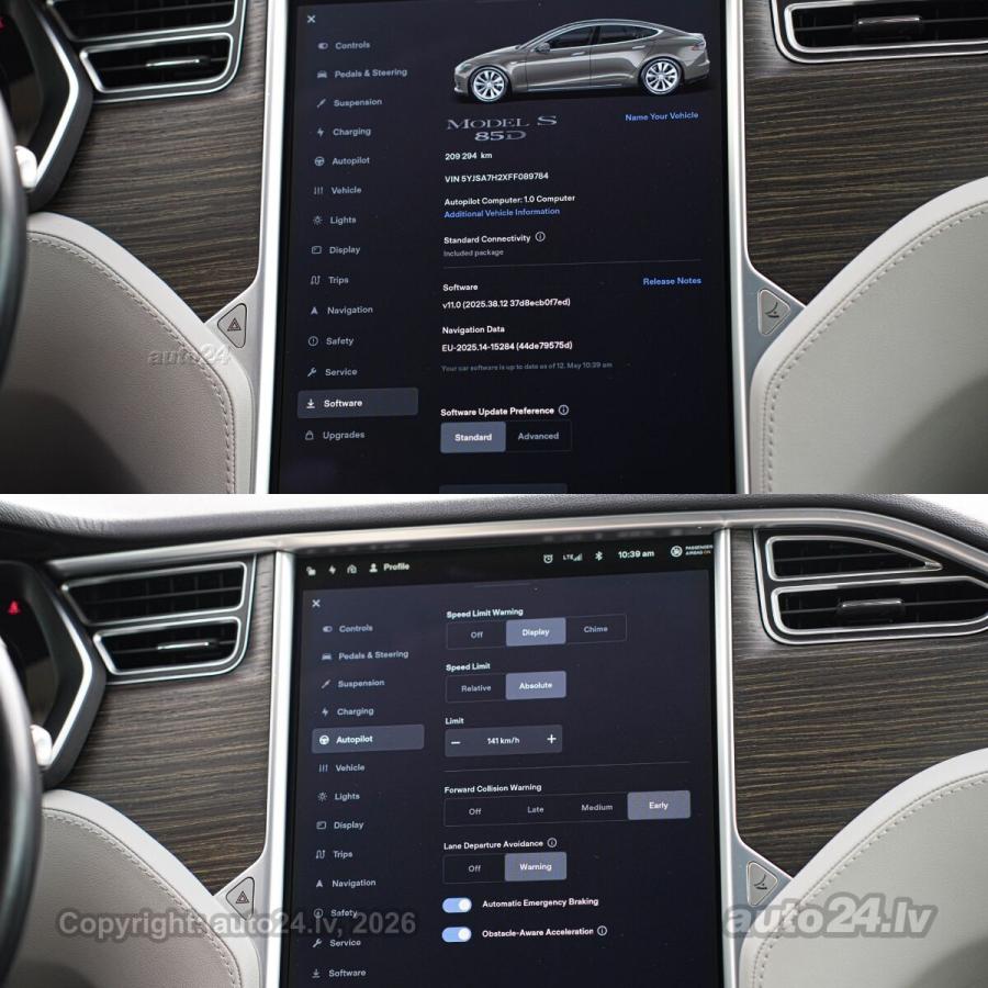 Brūns Tesla Model S 2015 Tartu, ar dzinēja tilpumu 0.00 L un nobraukumu 209 tūkst. km par 18900 €, foto 28 vietnē AUTOMOTO.COM.LV