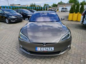 Brown Tesla Model S 2016 in Siauliai, with an engine capacity of 0.00 L and mileage of 149 thousand km for 16900 €, photo 4 on AUTOMOTO.COM.LV