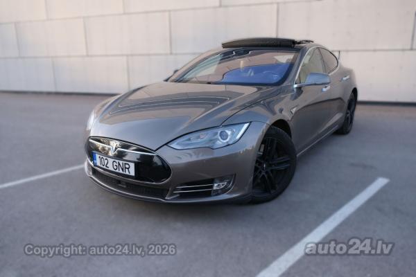 Pelēks Tesla Model S 2015 Tallina, ar dzinēja tilpumu 0.00 L un nobraukumu 297 tūkst. km par 17499 €, foto 1 vietnē AUTOMOTO.COM.LV