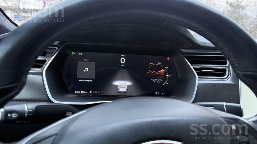 Pelēks Tesla Model S 2015 Rīga, ar dzinēja tilpumu 0.00 L un nobraukumu 218 tūkst. km par 12900 €, foto 21 vietnē AUTOMOTO.COM.LV