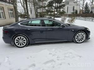 Pelēks Tesla Model S 2017 Rīga, ar dzinēja tilpumu 0.00 L un nobraukumu 165 tūkst. km par 18900 €, foto 6 vietnē AUTOMOTO.COM.LV