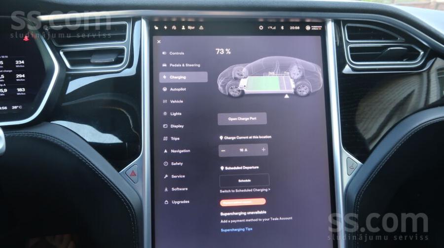 Pelēks Tesla Model S 2017 Rīga, ar dzinēja tilpumu 0.00 L un nobraukumu 172 tūkst. km par 20150 €, foto 21 vietnē AUTOMOTO.COM.LV