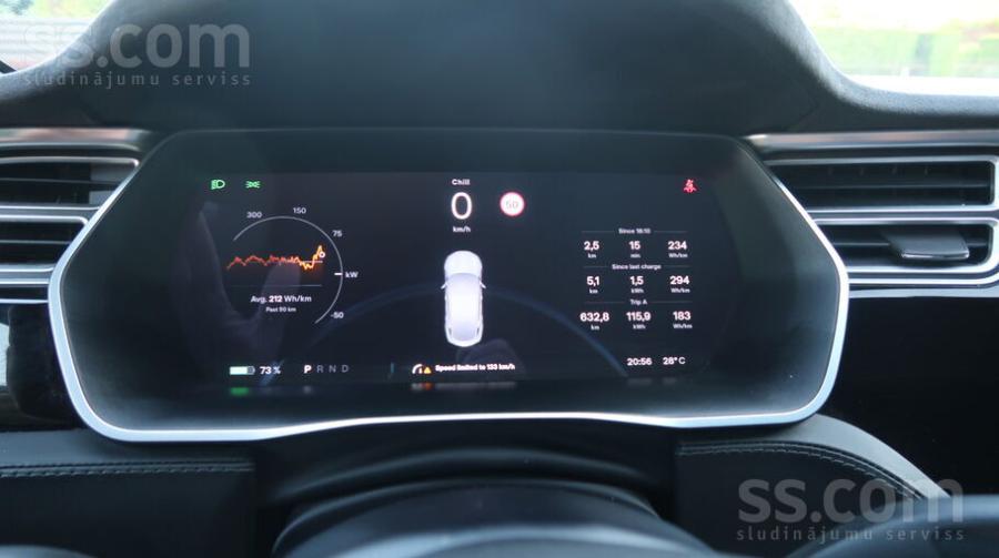Pelēks Tesla Model S 2017 Rīga, ar dzinēja tilpumu 0.00 L un nobraukumu 172 tūkst. km par 20150 €, foto 23 vietnē AUTOMOTO.COM.LV