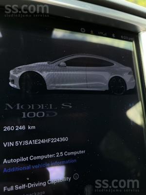 Pelēks Tesla Model S 2017 Jelgava, ar dzinēja tilpumu 0.00 L un nobraukumu 260 tūkst. km par 20300 €, foto 12 vietnē AUTOMOTO.COM.LV