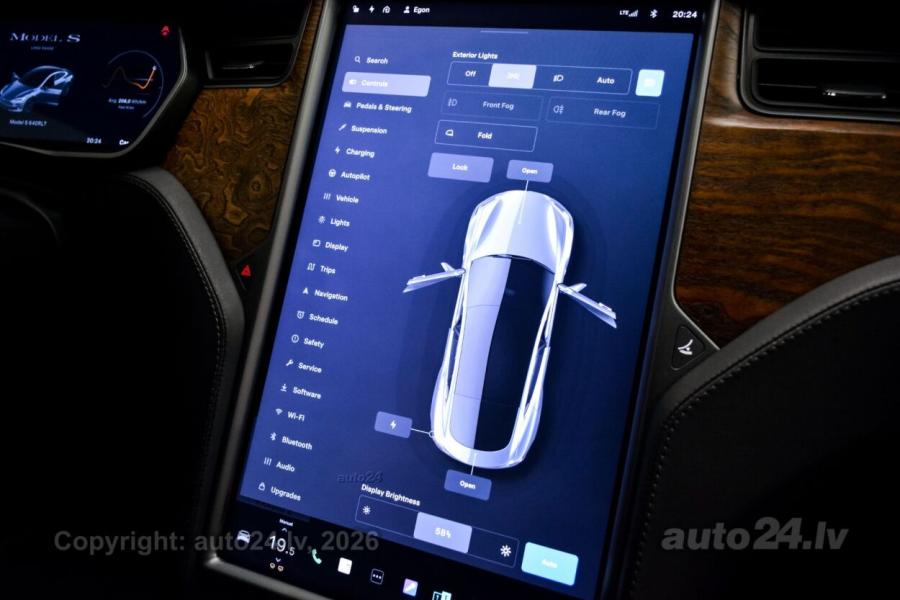 Pelēks Tesla Model S 2020 Tallina, ar dzinēja tilpumu 0.00 L un nobraukumu 80 tūkst. km par 37000 €, foto 14 vietnē AUTOMOTO.COM.LV