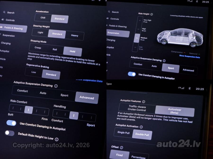 Pelēks Tesla Model S 2020 Tallina, ar dzinēja tilpumu 0.00 L un nobraukumu 80 tūkst. km par 37000 €, foto 18 vietnē AUTOMOTO.COM.LV