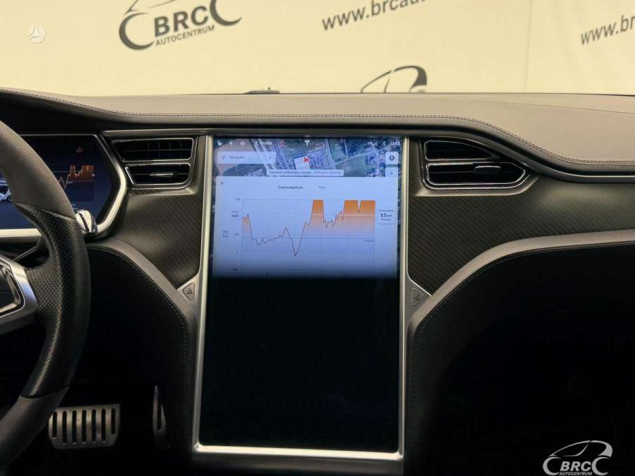 Grey Tesla Model S 2013 in Vilnius, with an engine capacity of 0.00 L and mileage of 177 thousand km for 12900 €, photo 17 on AUTOMOTO.COM.LV