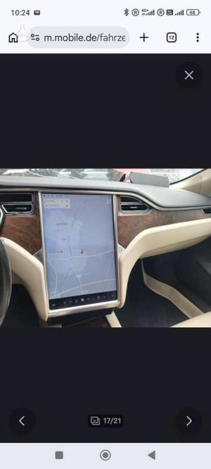 Grey Tesla Model S 2015 in Taurage, with an engine capacity of 0.00 L and mileage of 93 thousand km for 8950 €, photo 13 on AUTOMOTO.COM.LV