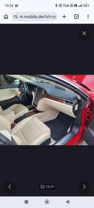 Grey Tesla Model S 2015 in Taurage, with an engine capacity of 0.00 L and mileage of 93 thousand km for 8950 €, photo 17 on AUTOMOTO.COM.LV