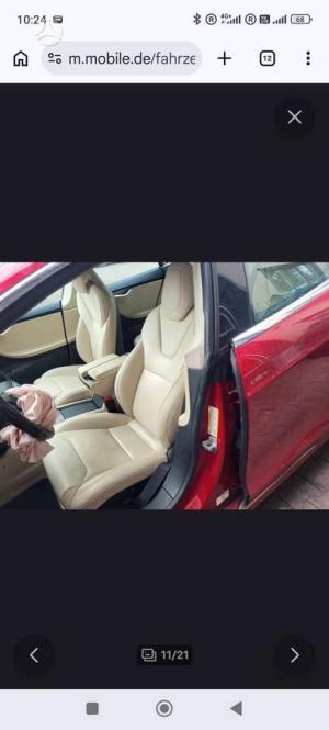 Grey Tesla Model S 2015 in Taurage, with an engine capacity of 0.00 L and mileage of 93 thousand km for 8950 €, photo 19 on AUTOMOTO.COM.LV