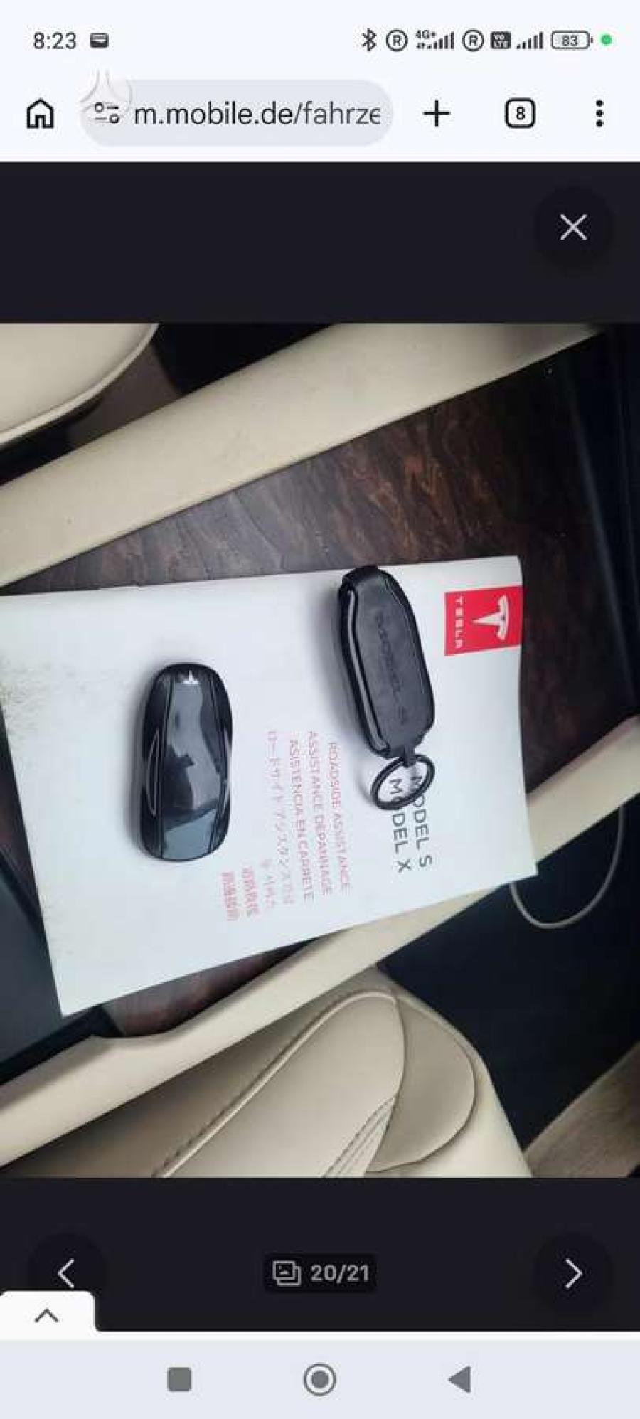 Grey Tesla Model S 2015 in Taurage, with an engine capacity of 0.00 L and mileage of 93 thousand km for 8950 €, photo 27 on AUTOMOTO.COM.LV