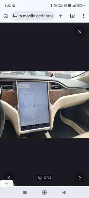 Grey Tesla Model S 2015 in Taurage, with an engine capacity of 0.00 L and mileage of 93 thousand km for 8950 €, photo 28 on AUTOMOTO.COM.LV