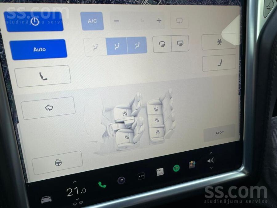 Pelēks Tesla Model S 2016 Rīga, ar dzinēja tilpumu 0.00 L un nobraukumu 148 tūkst. km par 16990 €, foto 21 vietnē AUTOMOTO.COM.LV