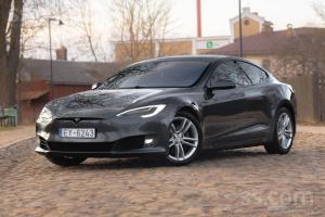 Grey Tesla Model S 2016 in Jelgava, with an engine capacity of 0.00 L and mileage of 146 thousand km for 18400 €, photo  on AUTOMOTO.COM.LV