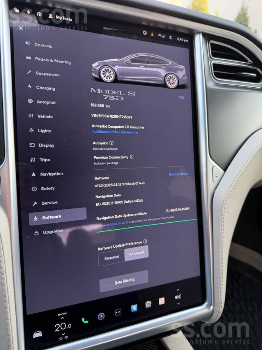 Серый Тесла Модель С 2017 в Юрмала, объемом двигателя 0.00 л и пробегом 168 тыс. км за 16900 €, фото 20 на AUTOMOTO.COM.LV