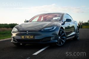Pelēks Tesla Model S 2017 Jelgava, ar dzinēja tilpumu 0.00 L un nobraukumu 185 tūkst. km par 17500 €, foto 4 vietnē AUTOMOTO.COM.LV