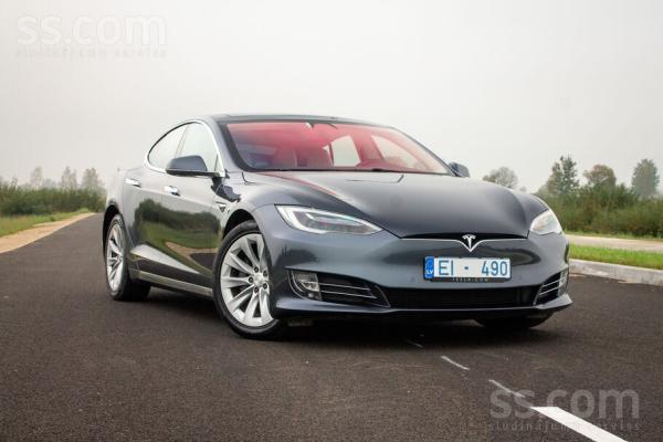 Pelēks Tesla Model S 2017 Jelgava, ar dzinēja tilpumu 0.00 L un nobraukumu 189 tūkst. km par 17900 €, foto 1 vietnē AUTOMOTO.COM.LV