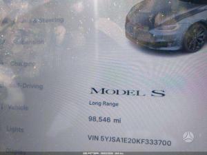 Pelēks Tesla Model S 2019 Klaipėda, ar dzinēja tilpumu 0.00 L un nobraukumu 99 tūkst. km par 10000 €, foto 14 vietnē AUTOMOTO.COM.LV