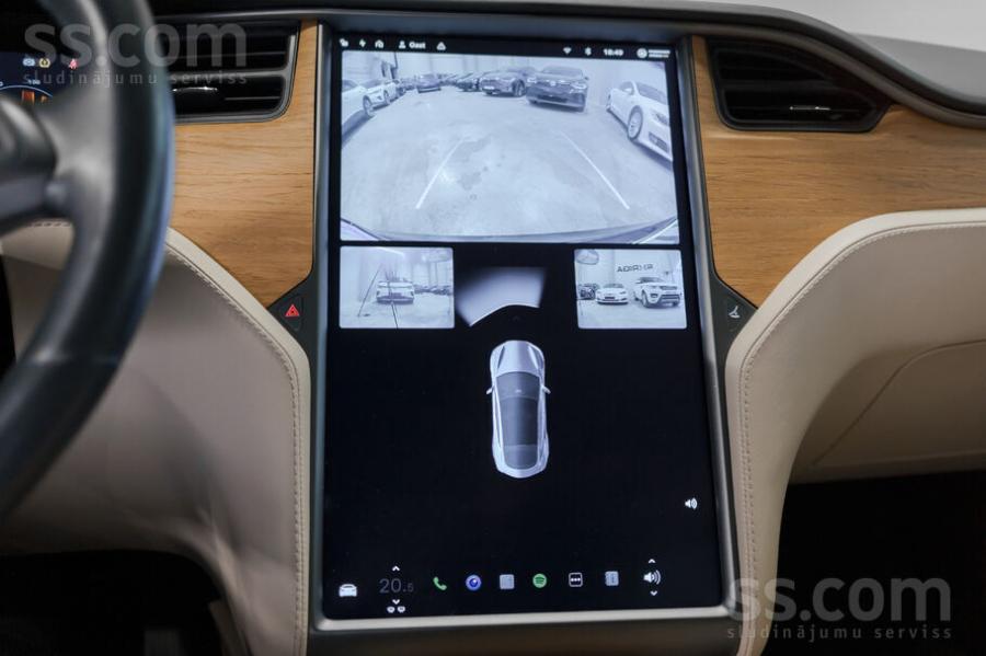 Grey Tesla Model S 2020 in Riga, with an engine capacity of 0.00 L and mileage of 157 thousand km for 33790 €, photo 29 on AUTOMOTO.COM.LV