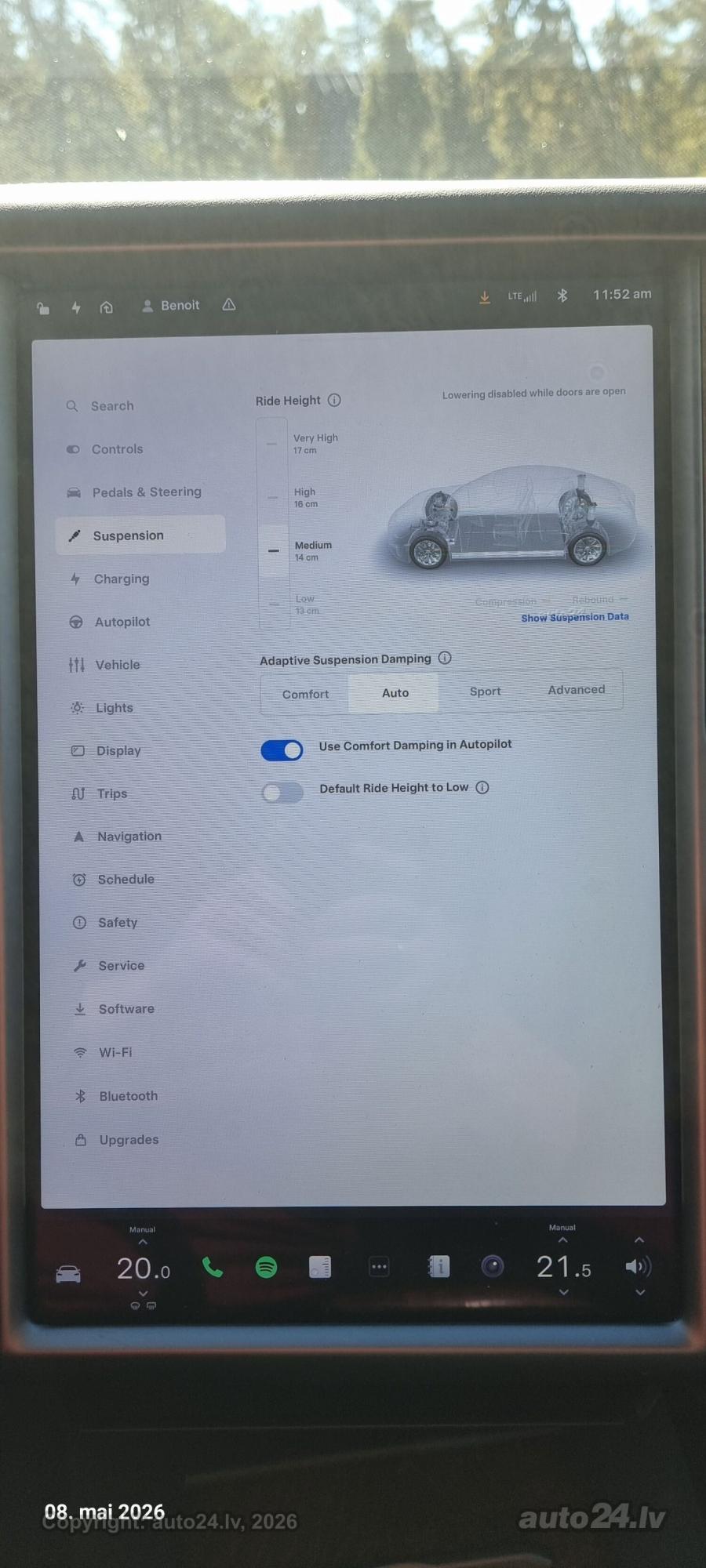 Tesla Model S 2019 in Tallinn, with an engine capacity of 0.00 L and mileage of 108 thousand km for 28500 €, photo 19 on AUTOMOTO.COM.LV