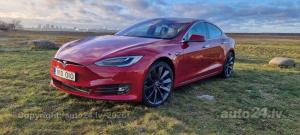 Red Tesla Model S 2019 in Tallinn, with an engine capacity of 0.00 L and mileage of 105 thousand km for 31000 €, photo 5 on AUTOMOTO.COM.LV