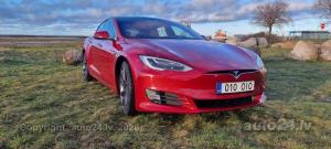 Red Tesla Model S 2019 in Tallinn, with an engine capacity of 0.00 L and mileage of 105 thousand km for 31000 €, photo 6 on AUTOMOTO.COM.LV