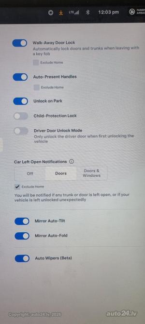 Red Tesla Model S 2019 in Tallinn, with an engine capacity of 0.00 L and mileage of 105 thousand km for 31000 €, photo 14 on AUTOMOTO.COM.LV