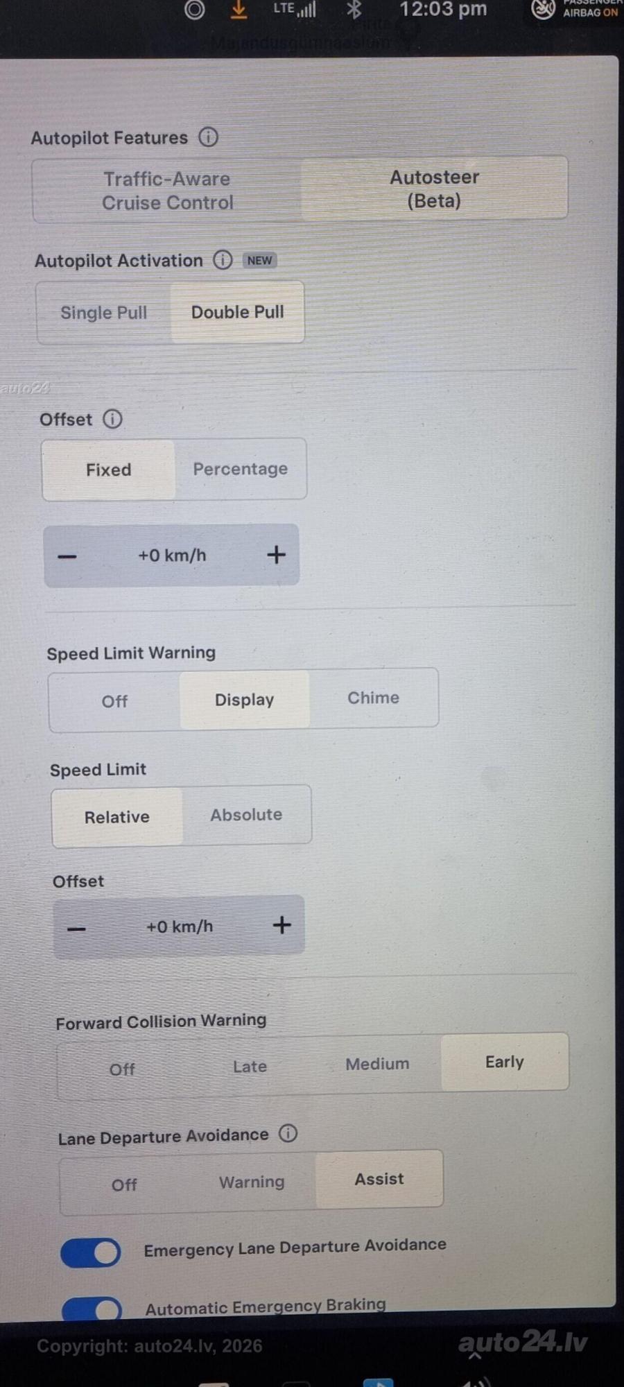 Red Tesla Model S 2019 in Tallinn, with an engine capacity of 0.00 L and mileage of 105 thousand km for 31000 €, photo 15 on AUTOMOTO.COM.LV