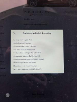 Sarkans Tesla Model S 2014 Marijampole, ar dzinēja tilpumu 0.00 L un nobraukumu 126 tūkst. km par 11500 €, foto 18 vietnē AUTOMOTO.COM.LV