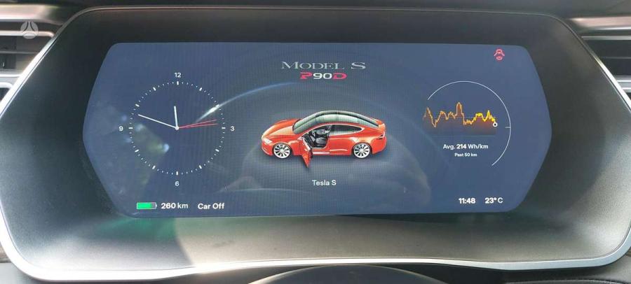 Sarkans Tesla Model S 2016 Kauņa, ar dzinēja tilpumu 0.00 L un nobraukumu 200 tūkst. km par 18300 €, foto 9 vietnē AUTOMOTO.COM.LV