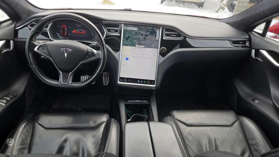 Sarkans Tesla Model S 2017 Tauragė, ar dzinēja tilpumu 0.00 L un nobraukumu 22 tūkst. km par 26800 €, foto 11 vietnē AUTOMOTO.COM.LV
