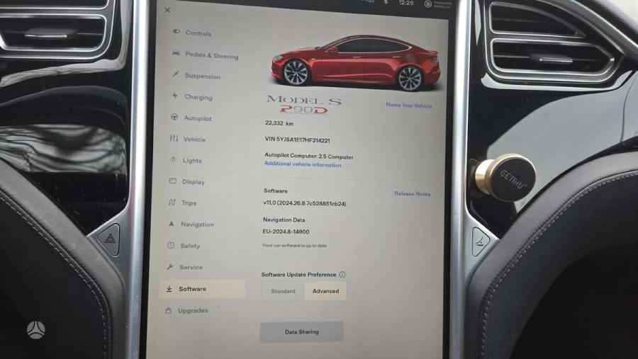 Sarkans Tesla Model S 2017 Tauragė, ar dzinēja tilpumu 0.00 L un nobraukumu 22 tūkst. km par 26800 €, foto 21 vietnē AUTOMOTO.COM.LV