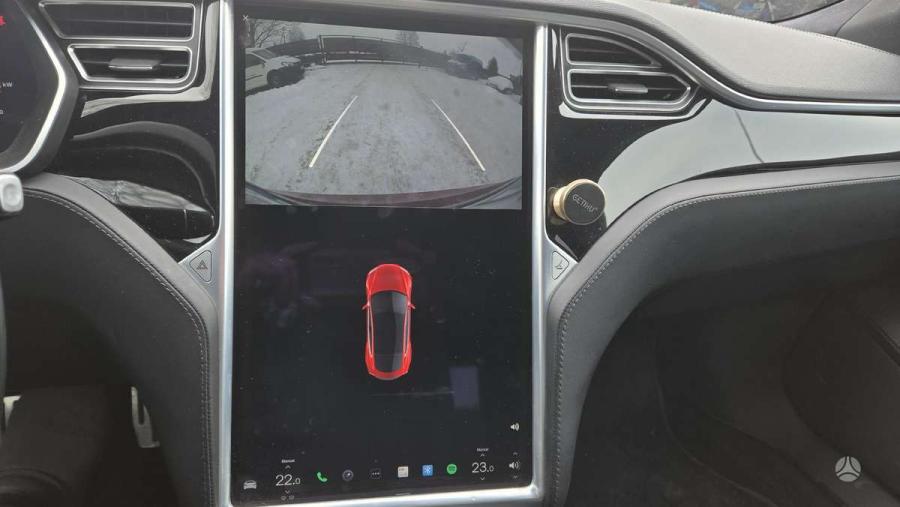 Sarkans Tesla Model S 2017 Tauragė, ar dzinēja tilpumu 0.00 L un nobraukumu 22 tūkst. km par 26800 €, foto 22 vietnē AUTOMOTO.COM.LV