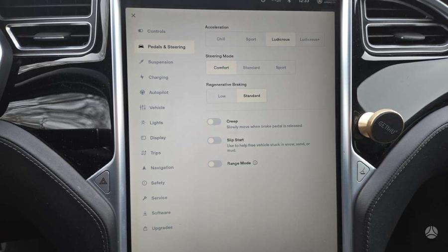 Sarkans Tesla Model S 2017 Tauragė, ar dzinēja tilpumu 0.00 L un nobraukumu 22 tūkst. km par 26800 €, foto 30 vietnē AUTOMOTO.COM.LV