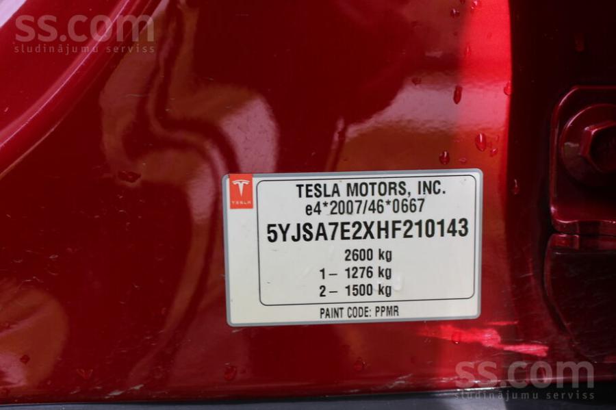 Sarkans Tesla Model S 2017 Rīga, ar dzinēja tilpumu 0.00 L un nobraukumu 81 tūkst. km par 24990 €, foto 21 vietnē AUTOMOTO.COM.LV