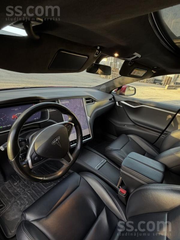 Sarkans Tesla Model S 2017 Ogre, ar dzinēja tilpumu 0.00 L un nobraukumu 140 tūkst. km par 21999 €, foto 7 vietnē AUTOMOTO.COM.LV
