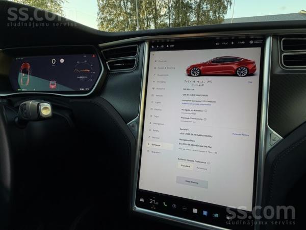 Sarkans Tesla Model S 2017 Ogre, ar dzinēja tilpumu 0.00 L un nobraukumu 140 tūkst. km par 21999 €, foto 11 vietnē AUTOMOTO.COM.LV