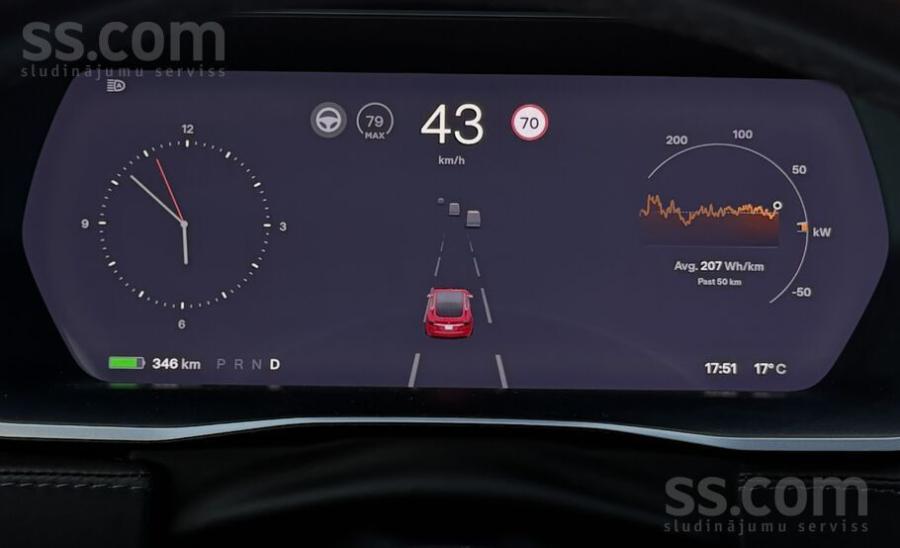 Sarkans Tesla Model S 2017 Ogre, ar dzinēja tilpumu 0.00 L un nobraukumu 140 tūkst. km par 21999 €, foto 12 vietnē AUTOMOTO.COM.LV