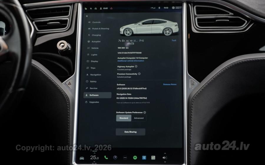Белый Тесла Модель С 2015 в Тарту, объемом двигателя 0.00 л и пробегом 197 тыс. км за 17900 €, фото 19 на AUTOMOTO.COM.LV