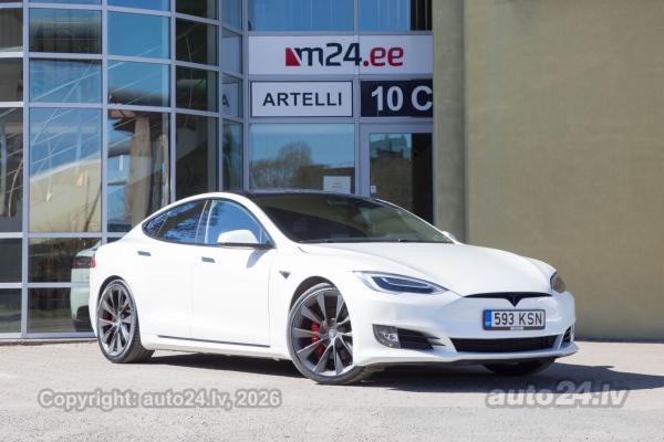 Balts Tesla Model S 2019 Tallina, ar dzinēja tilpumu 0.00 L un nobraukumu 140 tūkst. km par 35990 €, foto 1 vietnē AUTOMOTO.COM.LV