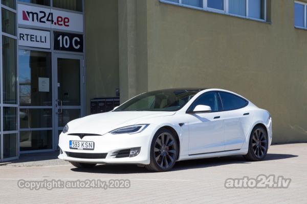 Balts Tesla Model S 2019 Tallina, ar dzinēja tilpumu 0.00 L un nobraukumu 140 tūkst. km par 35990 €, foto 4 vietnē AUTOMOTO.COM.LV